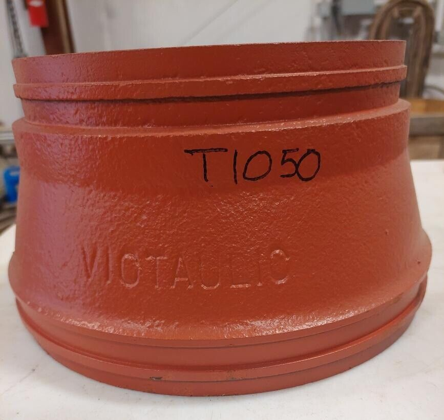 VICTAULIC Figure 50 Double Grooved Ends 10 x 8 Concentric Reducer Pipe ...