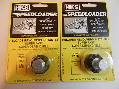 HKS Speedloader; NEW; 22-HR; 9-Shot; 22 LR; 2 Pack; Fast & Dependable ...