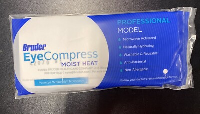 Bruder Moist Heat EYE MASK Compress Professional Model Microwavable ...