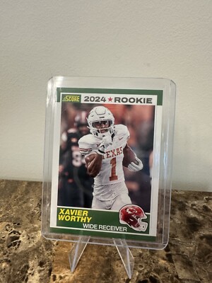 2024 Score - Xavier Worthy #1 RC - 35th Anniversary Rookies - Kansas ...