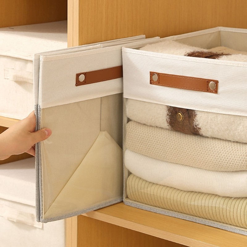 Foldable Box Large Capacity Visible Contents Easy Access | eBay Australia