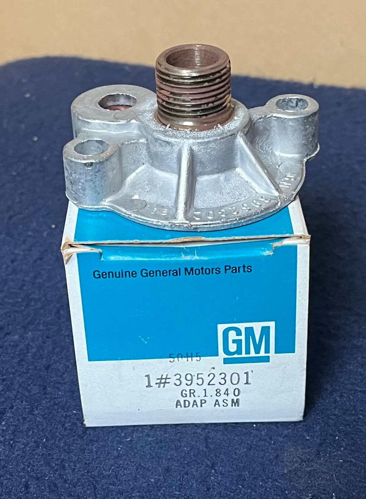 Camaro Corvette Impala Nova V8 Oil Filter Adapter - 1968-82 - NOS - GM ...