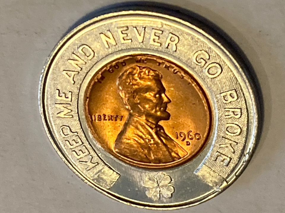 1960D ENCASED CENT FANKHAUSER METHODIST MEN | eBay