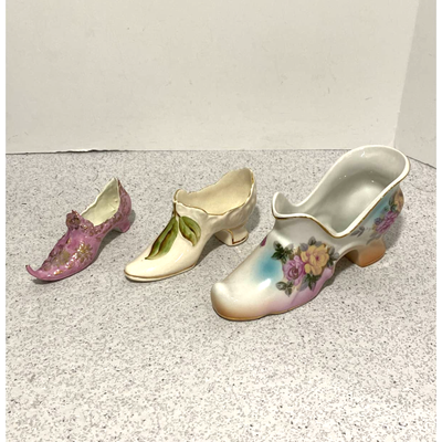 Porcelain Shoes Made In Germany Decorative Porcelain Shoes