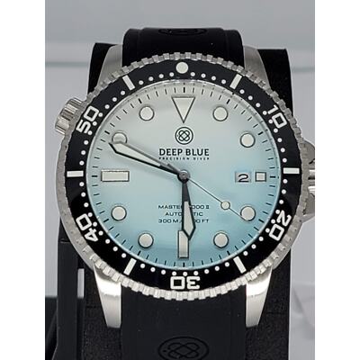 Deep Blue Matte Ice Blue Dial Master 1k Automatic 44mm Diver | eBay