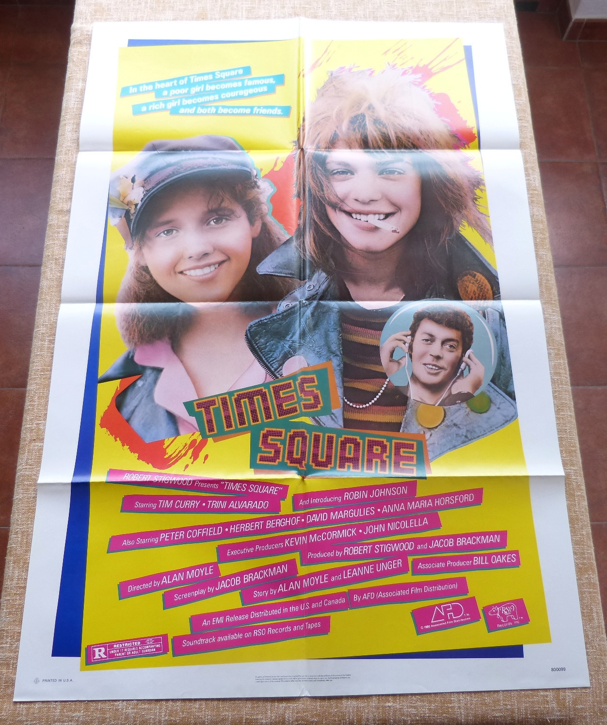 Times Square Movie Poster, Original, Folded, 1Sheet, year 1980, Printed ...