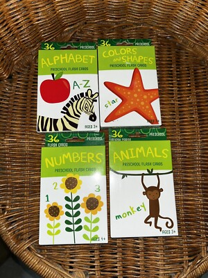 NEW Bendon Flash Card Set - Preschool - Colors & Shapes/Numbers/ABC’s ...