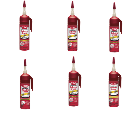 6 pack CRC 05113 Technician Grade Dielectric Grease, 3.3 oz ...