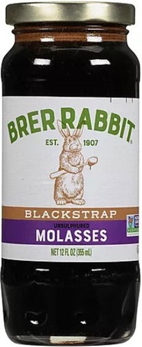 Brer Rabbit Blackstrap Molasses - Gluten Free, Kosher & Non-GMO - 12 fl ...
