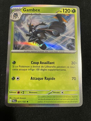 Gambex Holo - EV2:Évolutions à Paldea - 021/193 - Carte Pokémon FR ...