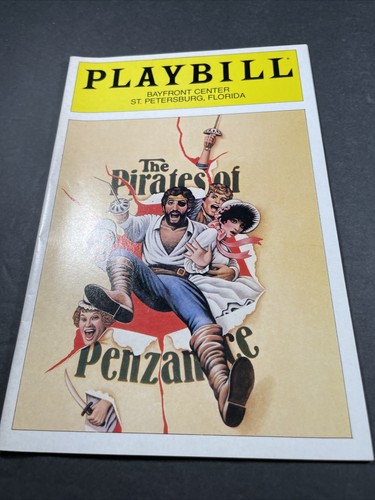 Playbill Magazine The Pirates Of Penzance Bayfront Center Florida PB ...