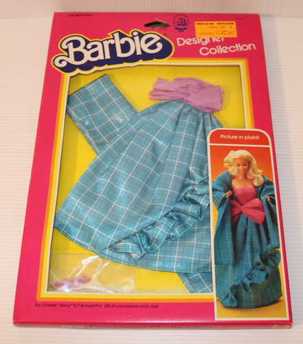 Vintage Mattel 1983 Barbie Designer Collection, Plaid #7083 Asst. #7085 ...