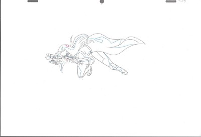 2009 GI JOE RESOLUTE Cartoon Animation Prod. Drawing - Baroness Full ...