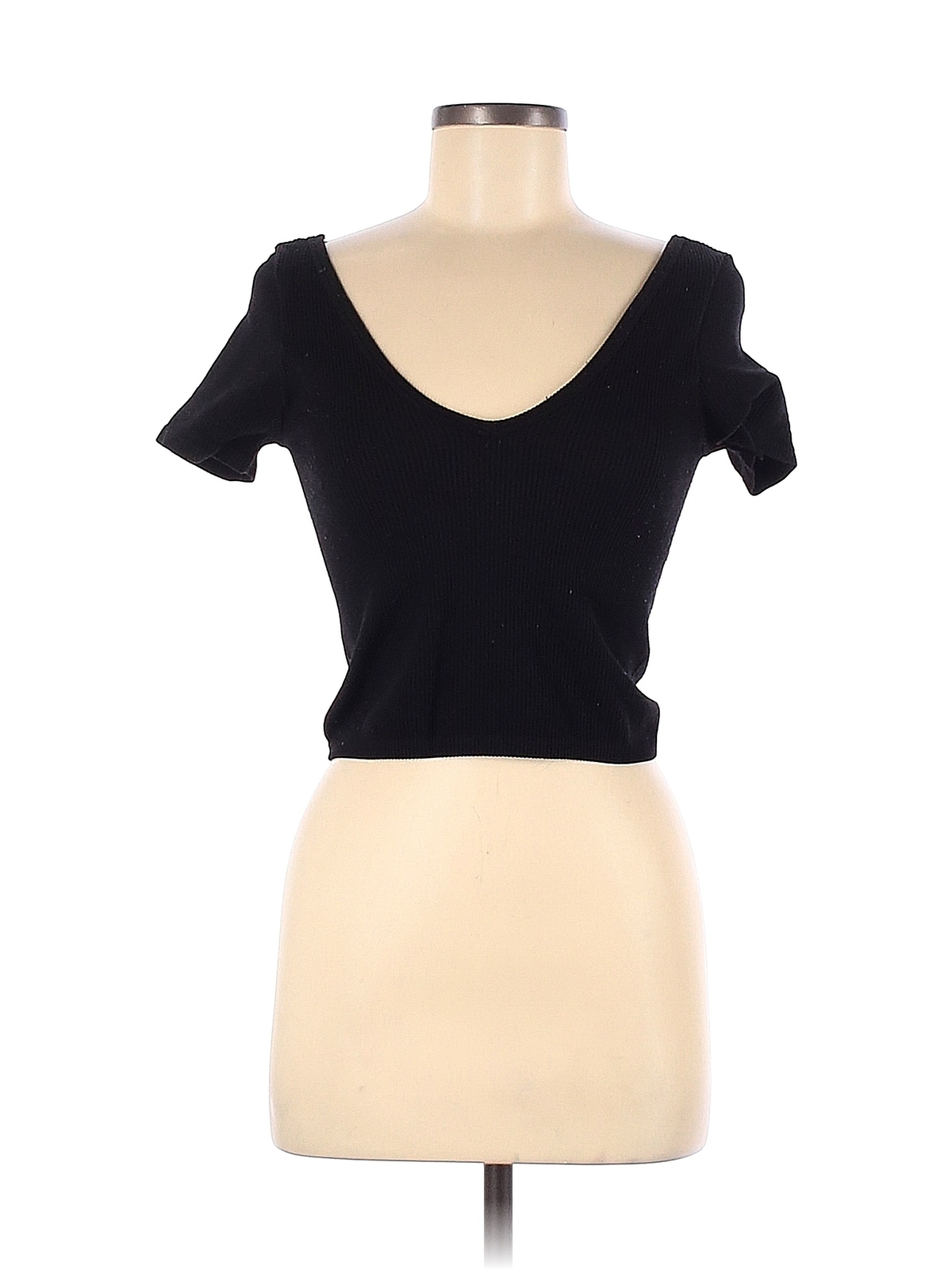 Bozzolo Women Black Short Sleeve Top M | eBay