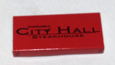 City Hall Steakhouse Scottsdale Arizona Restaurant Matchbox | eBay