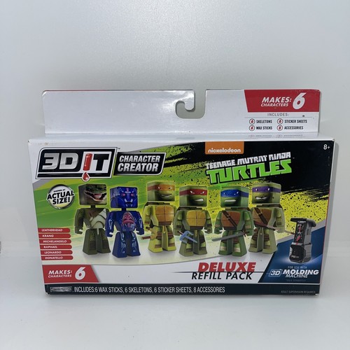 NEW Teenage Mutant Ninja Turtles 3D IT Character Creator Deluxe Refill ...
