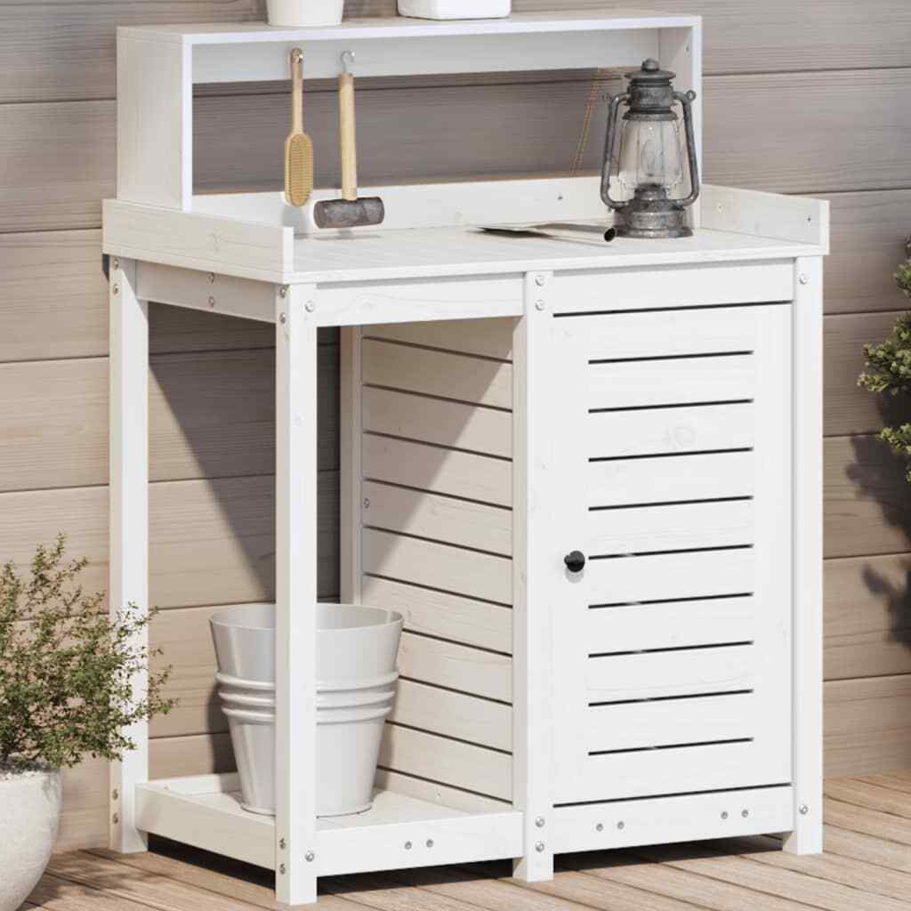 Door Potting Table Wood