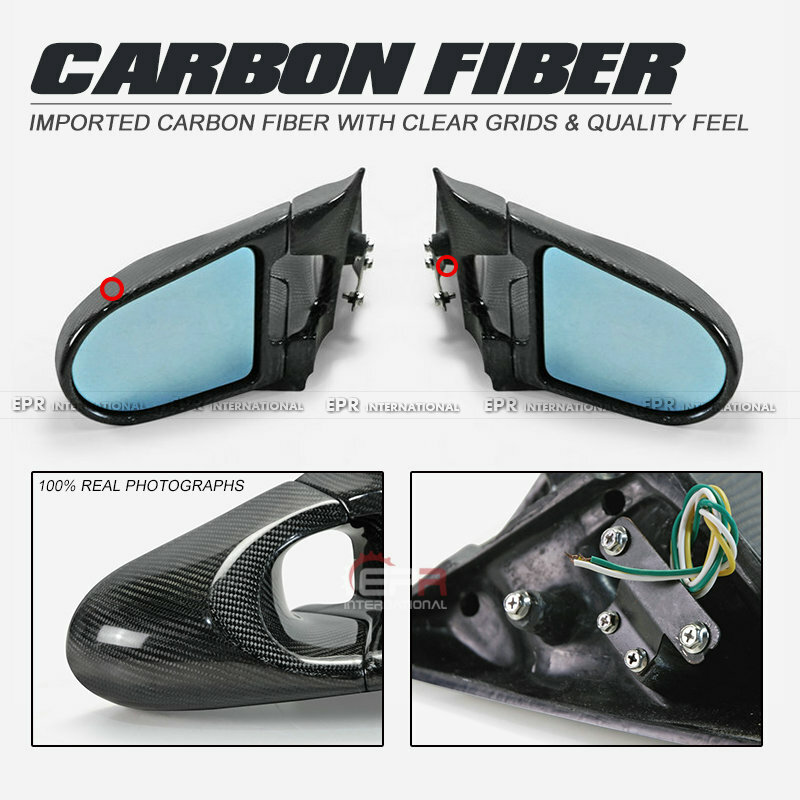 For Nissan Fairlady Z Z33 350Z GND Style Carbon Glossy Aero Mirror RHD ...