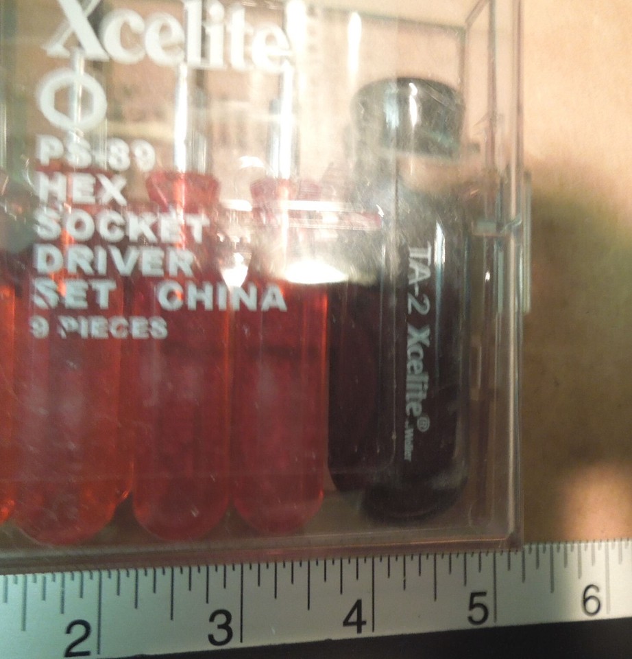 Xcelite PS-89 hex socket driver set China 9 pieces | eBay