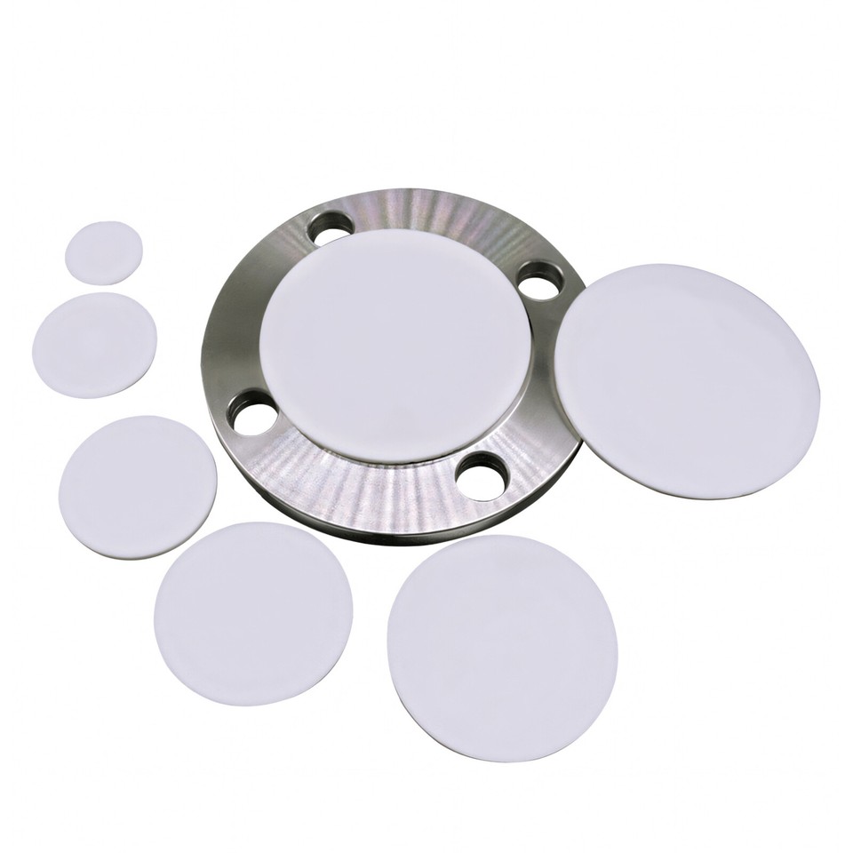 PTFE Plastic Solid Discs Flat Round Pad Sealed Cushioning Diameter 5mm ...