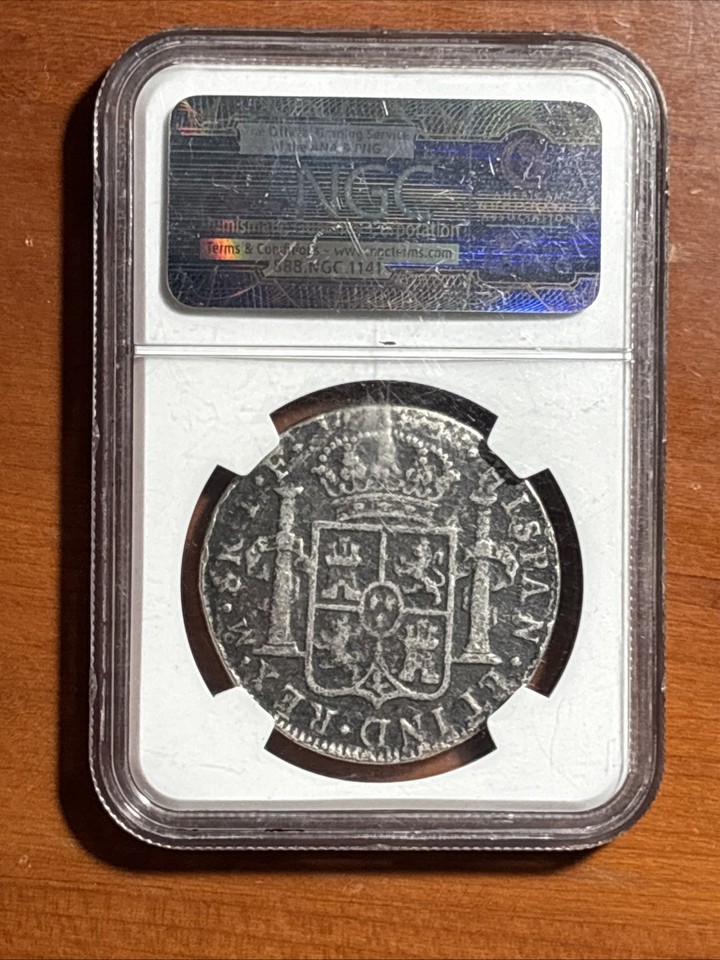 1783 MO FF Mexico Silver 8 Reales EL CAZADOR SHIPWRECK NGC Genuine | eBay
