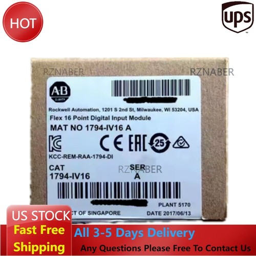 New Factory Sealed AB 1794-IV16 Flex 16 Pt Digital Input Module US Free ...