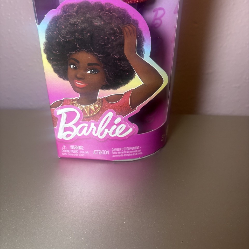 Mattel Barbie Fashionistas Doll 221 African American Natural Hair Red ...