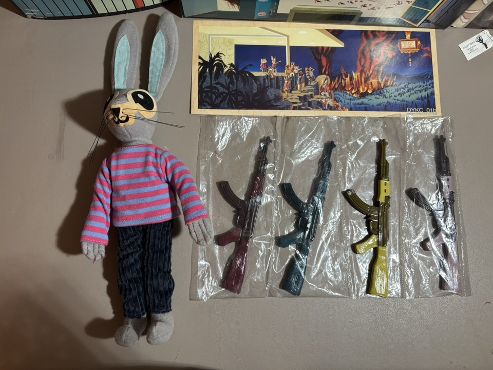 Sniper Bunny Rabbit Andrew Brandou’s Creepy Crawl AK 47 Complete Box ...