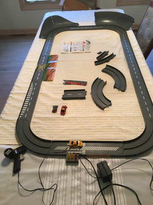 1992 Tyco TCR High Banked Speedway Slotless Car Set | eBay