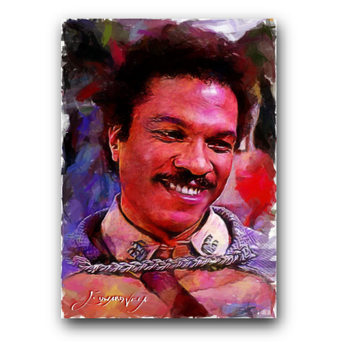 Lando Calrissian #3 Art Card Limited 39/50 Edward Vela Signed (Star ...