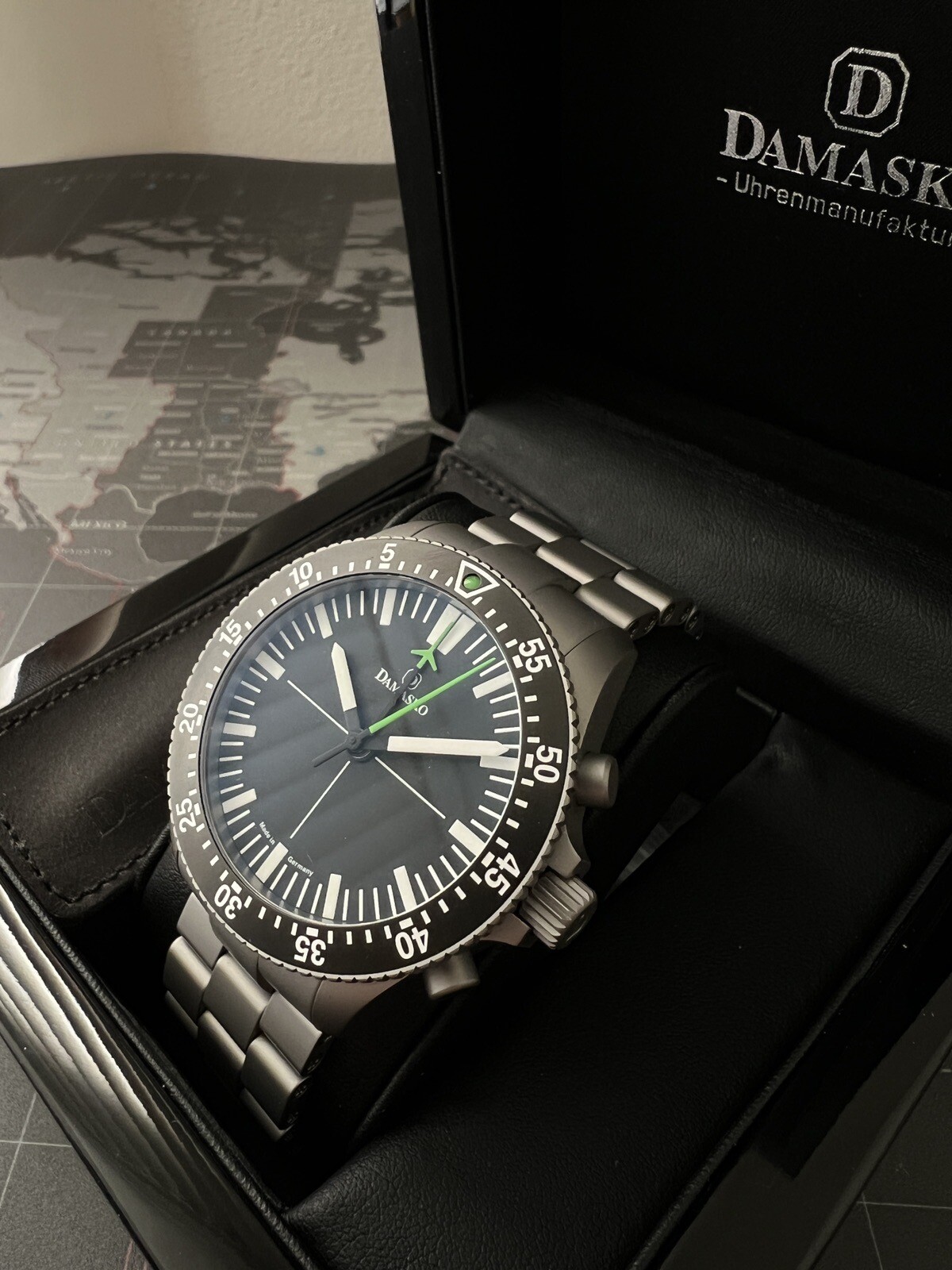 Damasko DC80 Center Chronograph Ice-Hardened Stainless Steel Bracelet ...