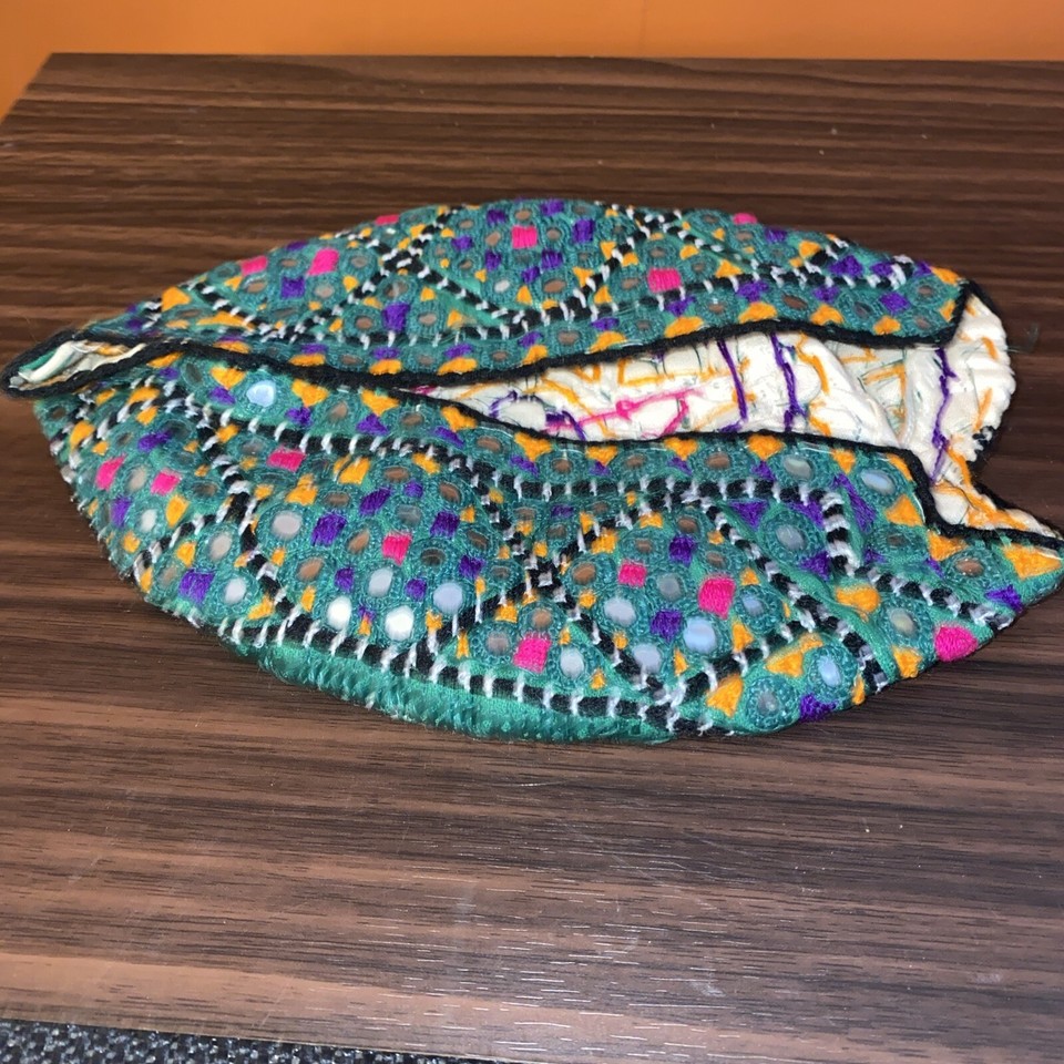 Balochi cap handmade, sindhi, banjara, parsi, prayer hat embroidery ...