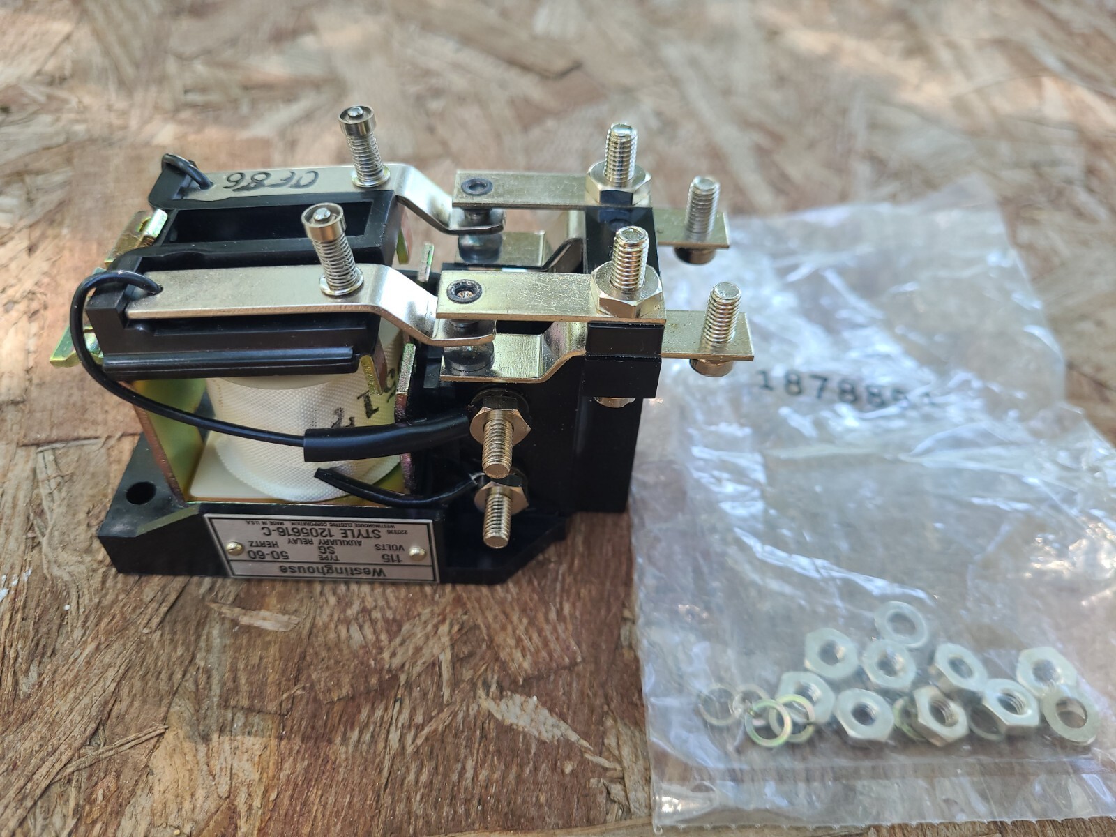 Westinghouse 1205616-C Auxiliary Relay 115V Type SG | eBay
