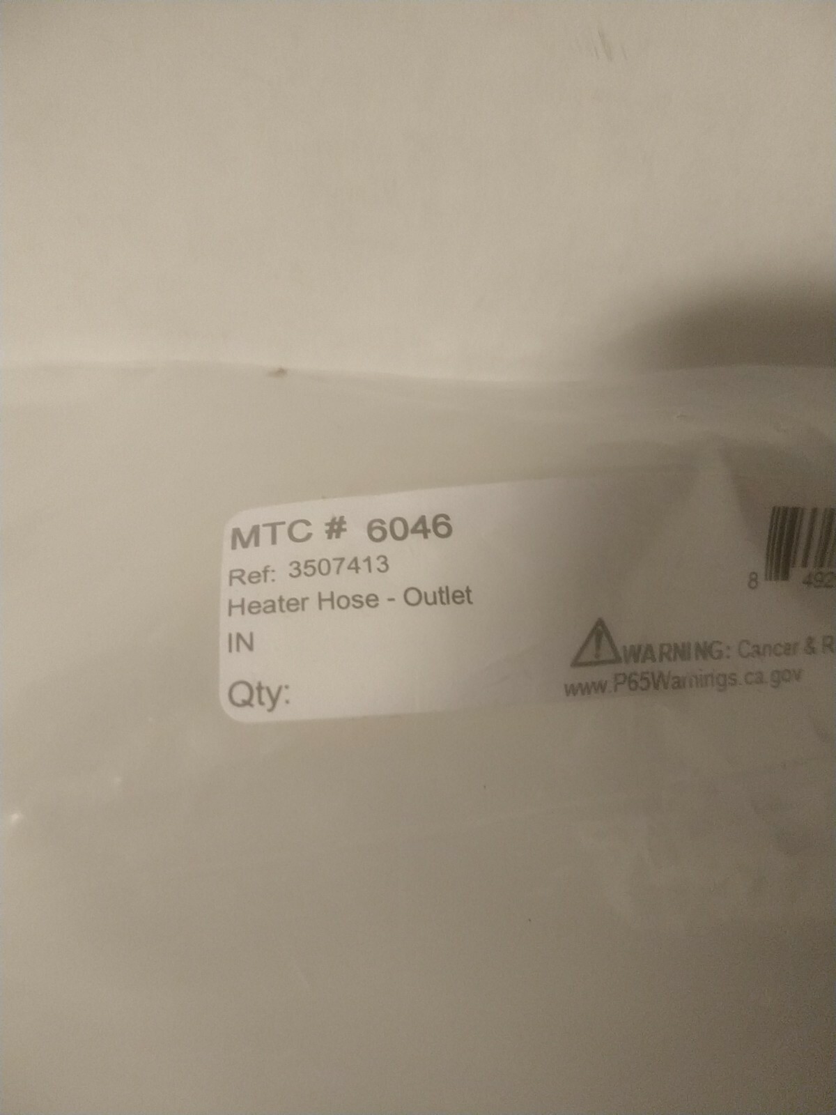 MTC Heater Hose 6046 | eBay