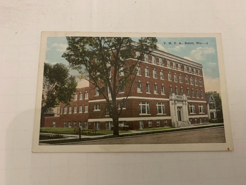1922 YMCA Building Beloit Wisconsin Postcard | eBay