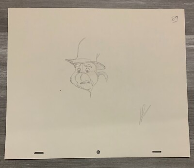 2019 Netflix GREEN EGGS AND HAM Animation Pencil Drawing SIGNED by Len ...
