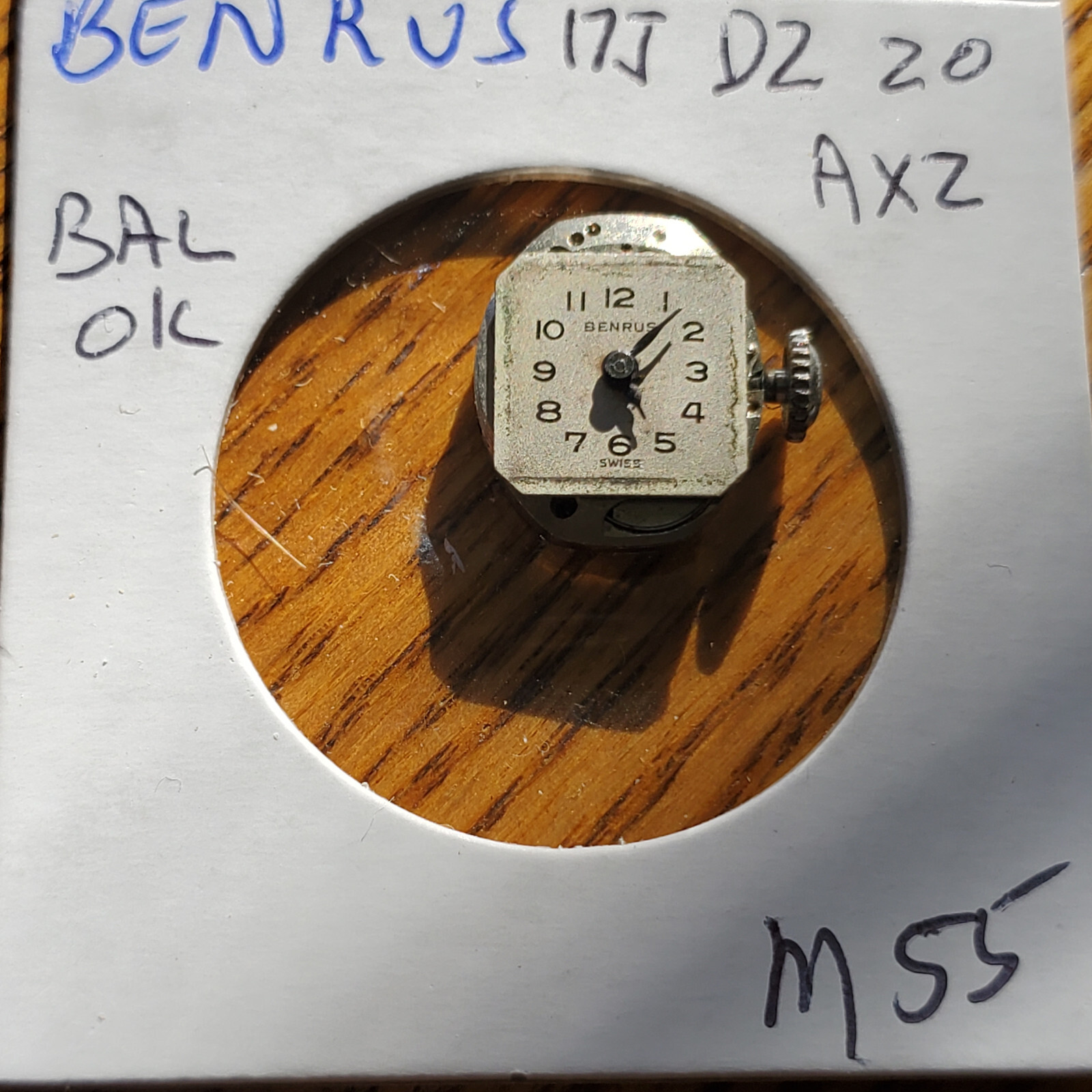 LADIES BENRUS WATCH MOVEMENT 17J D2 20 AXZ M55 | eBay