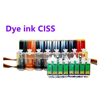 Refillable Premium Dye Cis ciss ink system for Stylus R2880 Printer ...