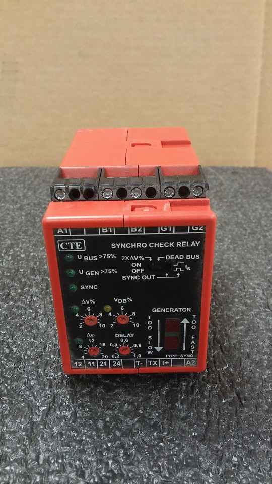 THIIM SYND 1102 D024 AA5C 38474-104 Type SYND 24 VDC Synchro Check ...