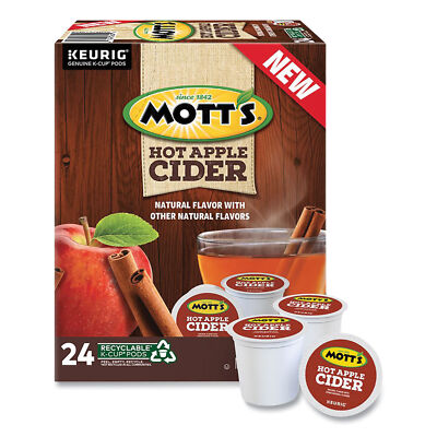 Mott's Hot Apple Cider K-Cup Pods, 24/Box 611247386040| eBay