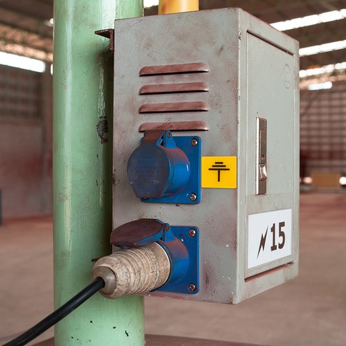 12 Pcs Ground Sign Multi Use Grounding Stickers Connection Safety | eBay UK