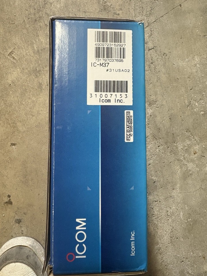 Icom IC‑M37 Handheld VHF Marine Radio – Floating Waterproof – NEW | eBay