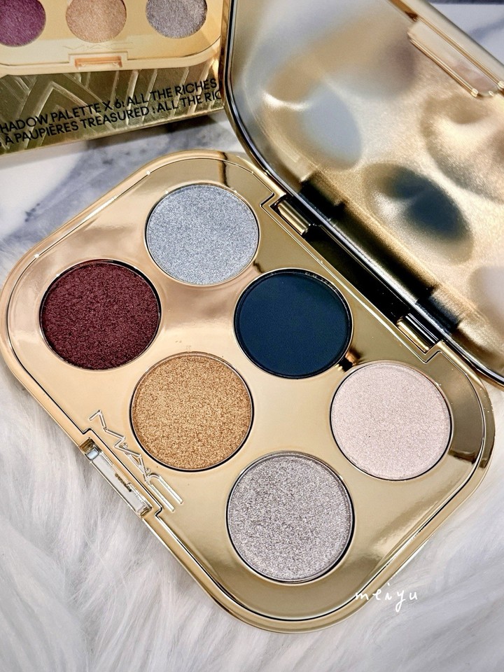 Mac Treasured Eye Shadow Palette x6, All The Riches, New In Box & Free ...