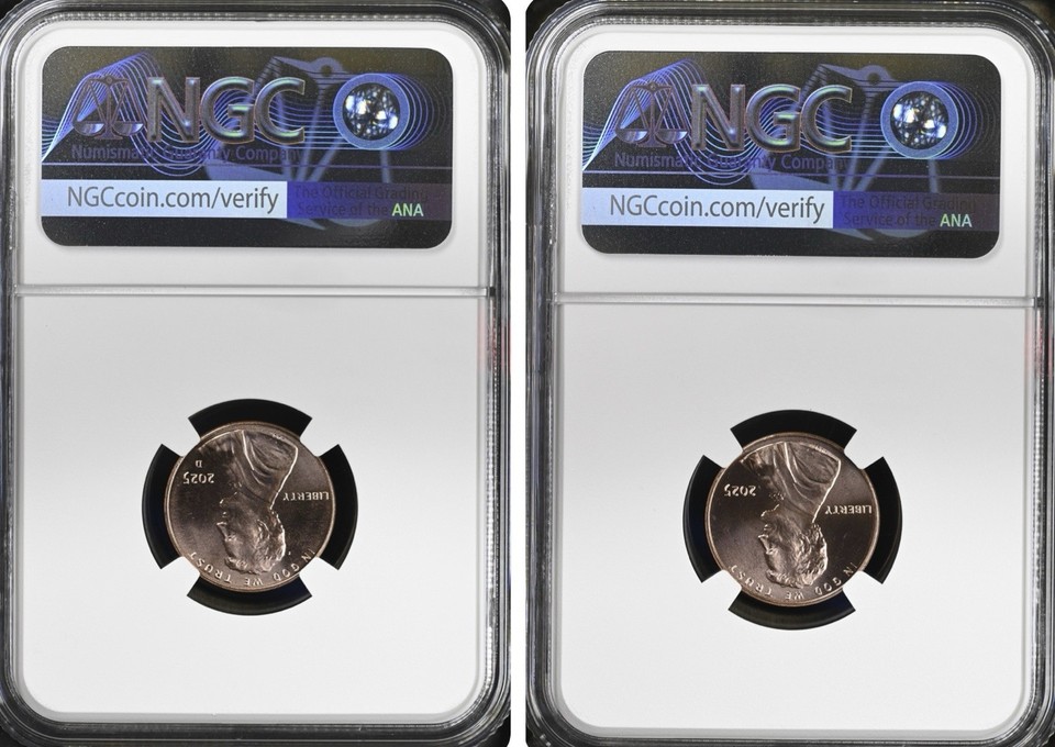 2025 P&D Lincoln Shield Cent 1C NGC MS67 RD Lincoln Label LAST PENNY ...