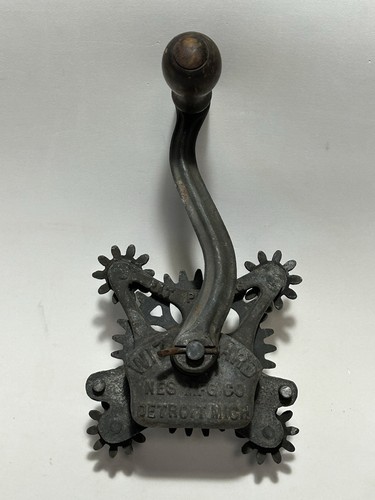 Antique Cast Iron Crank Rope Maker Machine Winding Tool NES Mfg Co ...