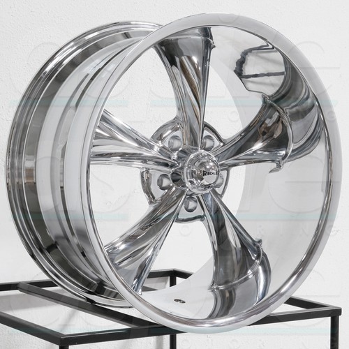 18x8/18x9.5 Ridler 695 5x114.3 0/6 Chrome Wheels Rims Set(4) 83.82 ...