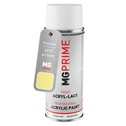 Pantone 601C Yellow bombe aérosol 400 ml brillant séchage rapide ...