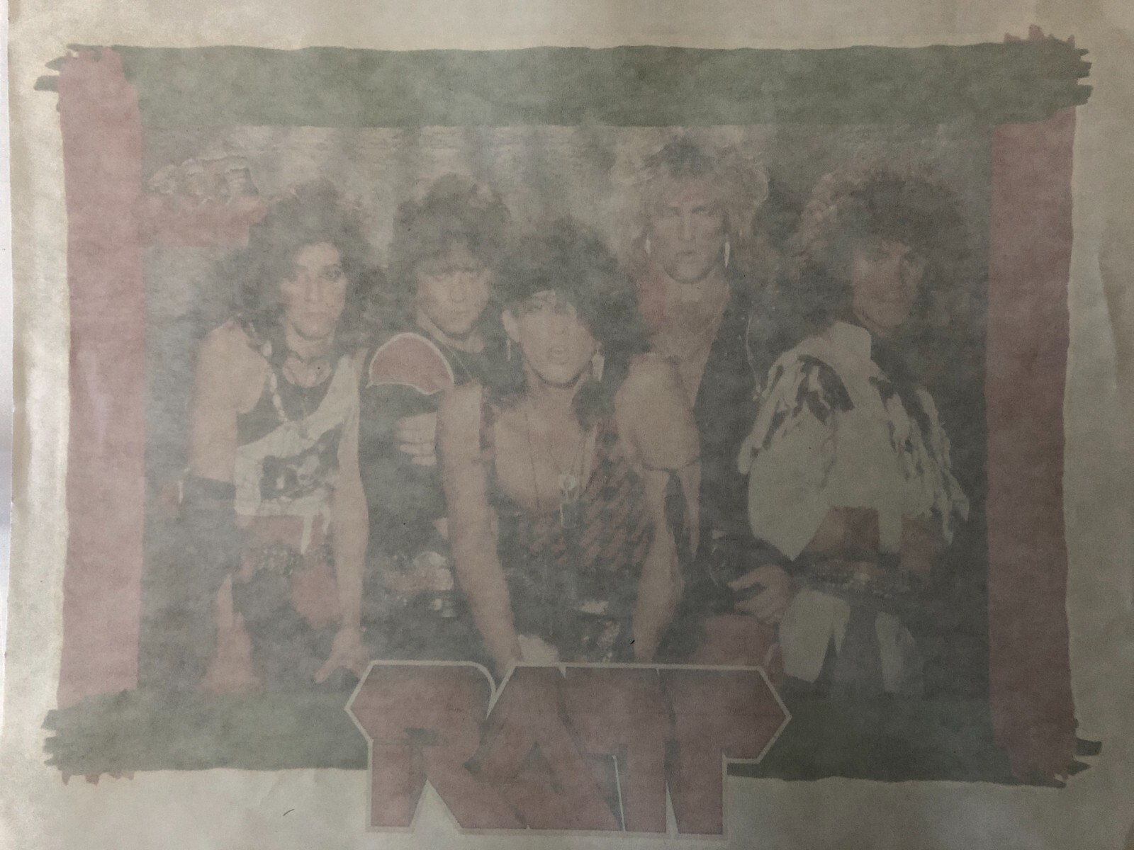 RATT - BAND PHOTO - 80's GLAM HAIR METAL ROCK T-SHIRT… - Gem