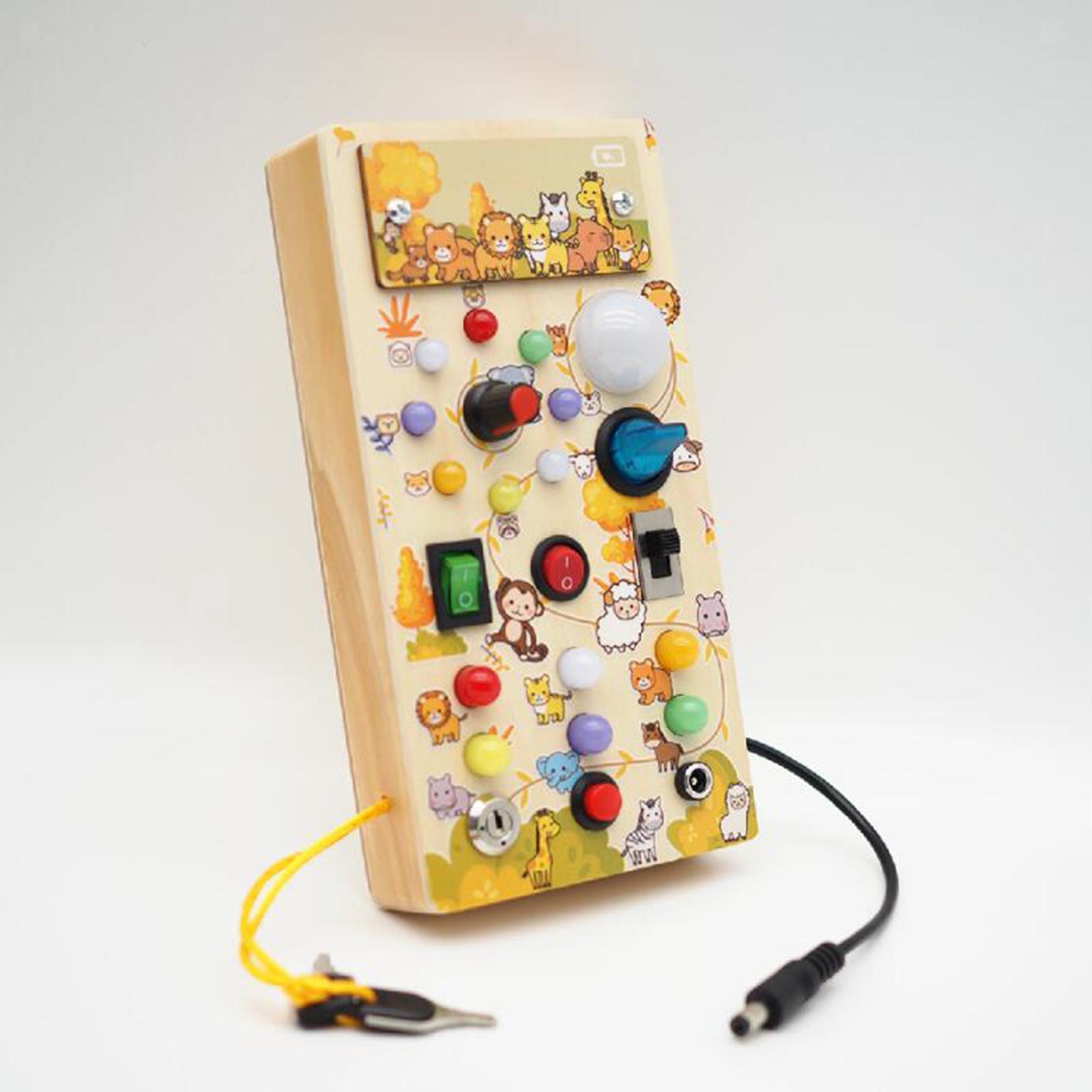 LED Busy Board Educational Toys Montessori Toys for Celebrations ...