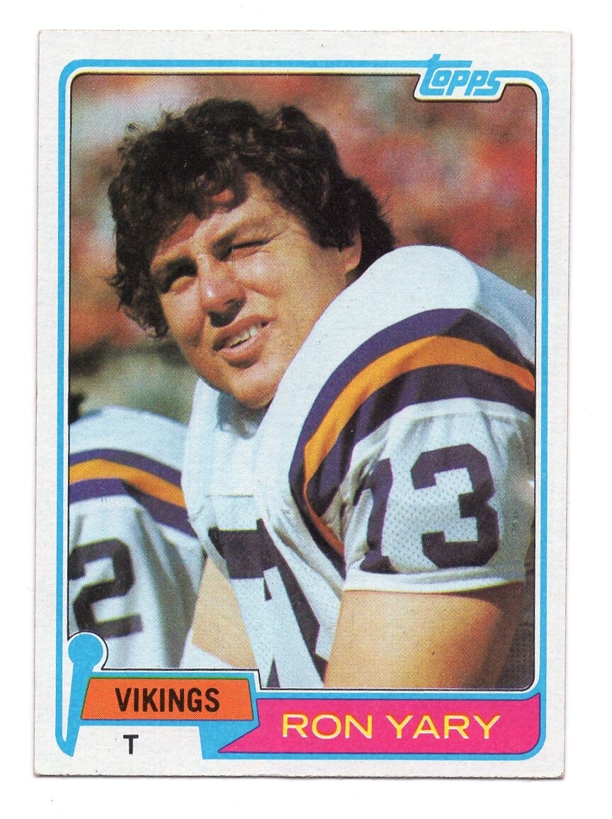 1981 Topps Football Card #402 RON YARY | eBay
